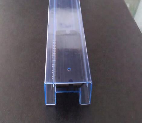 10E6-10E9 Antistatic ESD Tube , PS Extruded Plastic Tube Transparent