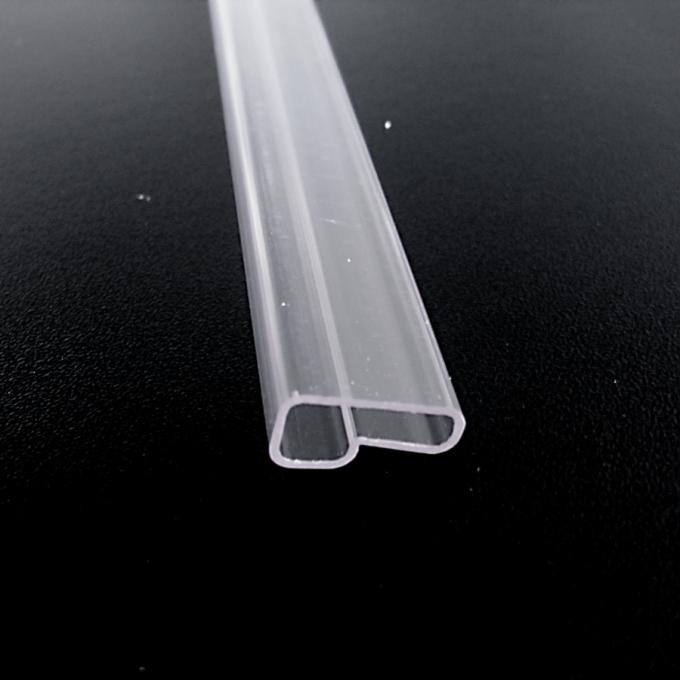 Clear Anti Static Ic Plastic Packaging Tube Light Duty smooth surface