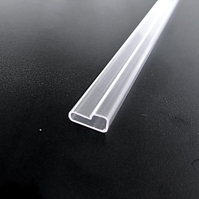 Clear Anti Static Ic Plastic Packaging Tube Light Duty smooth surface