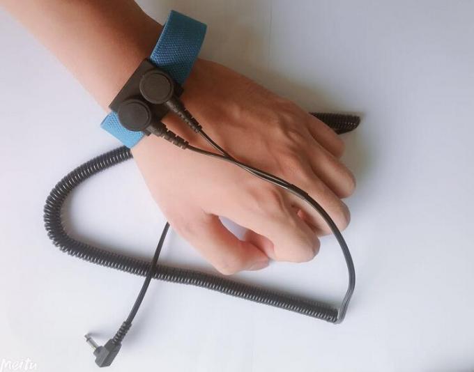 Double Station Anti Static Wrist Wrap 1.8m length For Cleanroom