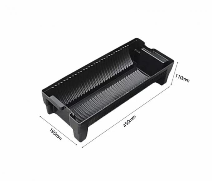 SMT Reel Storage ESD Plastic Trays 3mm Thick Conductive Polystyrene