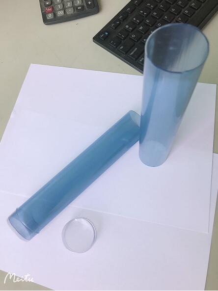 Transparent Esd Tube Pvc Round Flexible For Packaging ROHS certificated