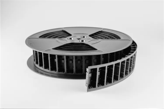 Black Embossed Taping Reel Waterproof Tape Carrier Package