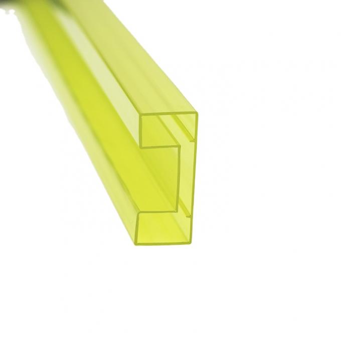 Clear With Plugs Anti Static ESD IC Packaging Tube For Electronic Component