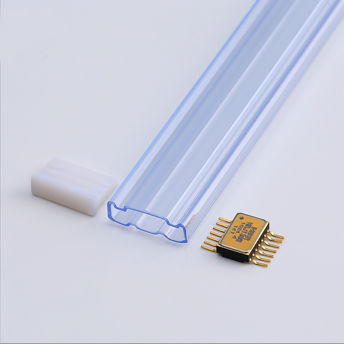 PVC ESD Anti Static Tube For Electronic Components Packaging