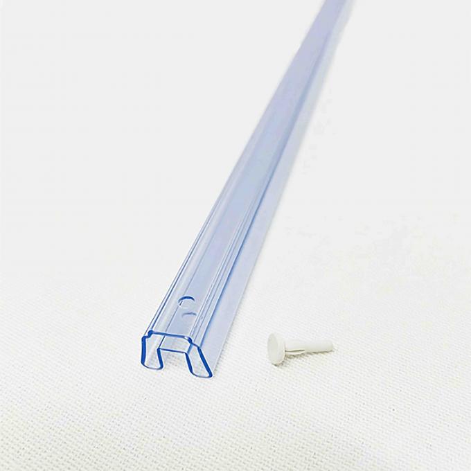 Hard Clear Rectangular Empty IC Anti Static Tube 100-2000mm Length