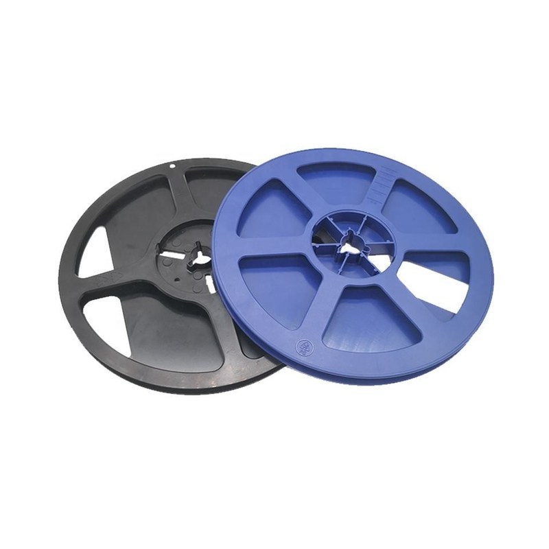 24mm Plastic Cable Reel , Blue Empty Wire Reels For SMD Resistor Packing